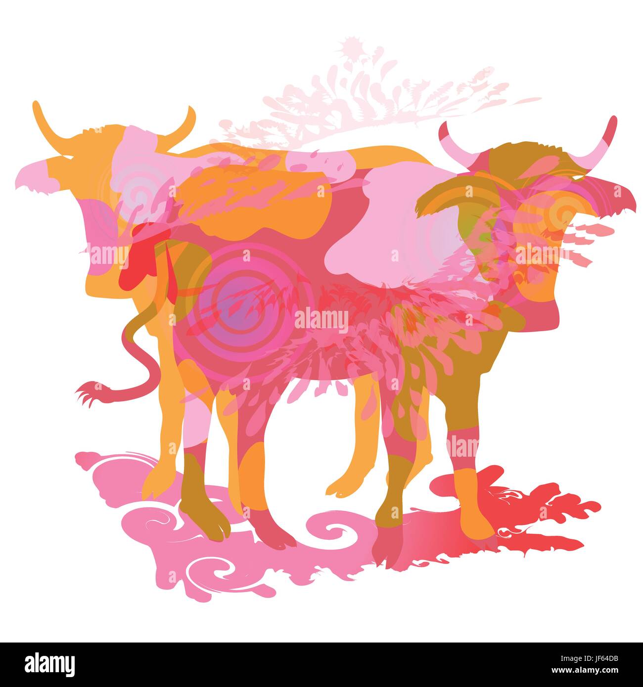 Bullock race Stock Vector Images - Alamy