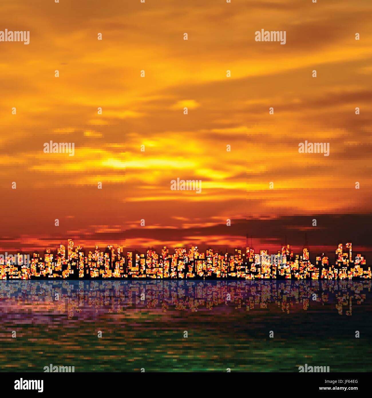 Panoramic Vista View Stock Vector Images - Alamy