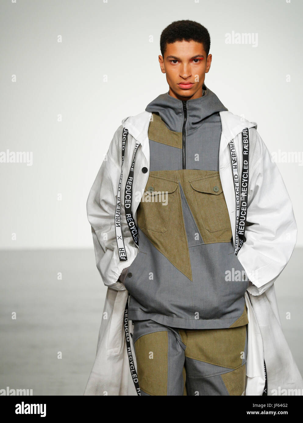 Christopher Raeburn SS18 catwalk at London Fashion Week 180 Strand ...