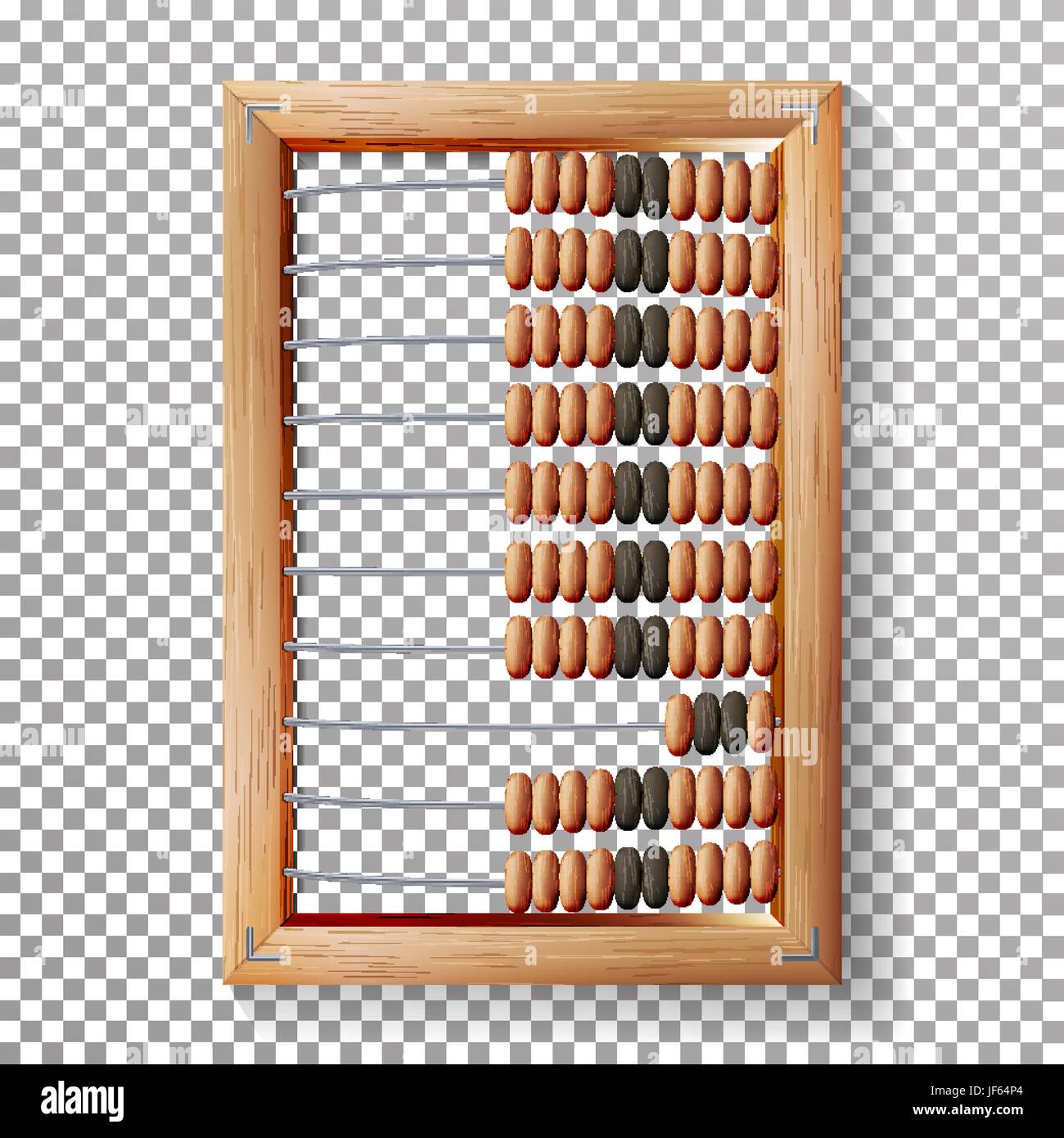 Abacus Set Vector. Realistic Illustration Of Classic Wooden Old Abacus ... Abacus Set Vector. Realistic Illustration Of Classic Wooden Old Abacus ...