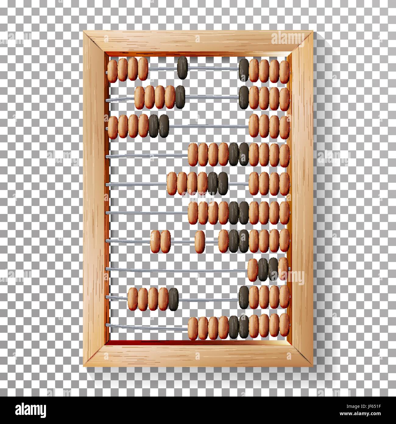 Abacus Set Vector. Realistic Illustration Of Classic Wooden Old Abacus ... Abacus Set Vector. Realistic Illustration Of Classic Wooden Old Abacus ...
