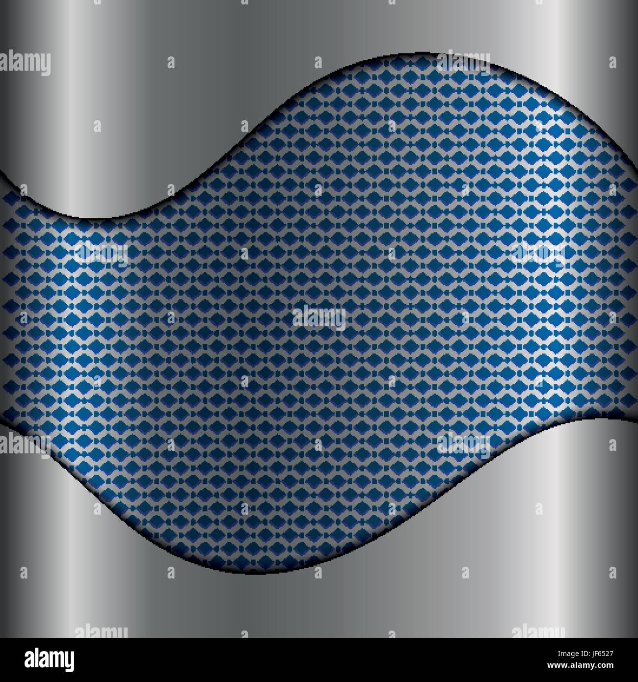 blue, curves, gradient, pattern, metallic, squares, blue, metal, curves ...