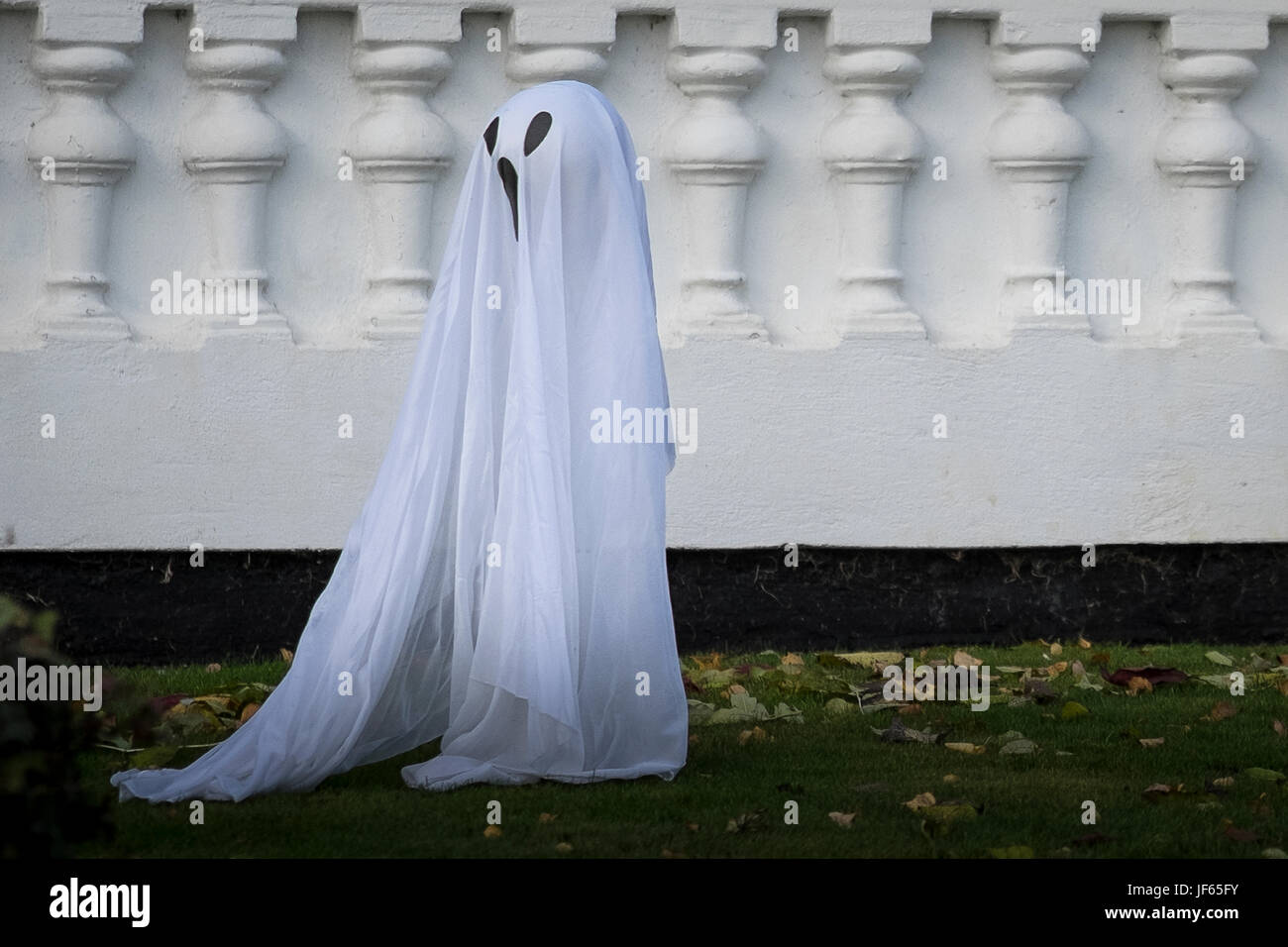 Ghost in garden Stock Photo - Alamy