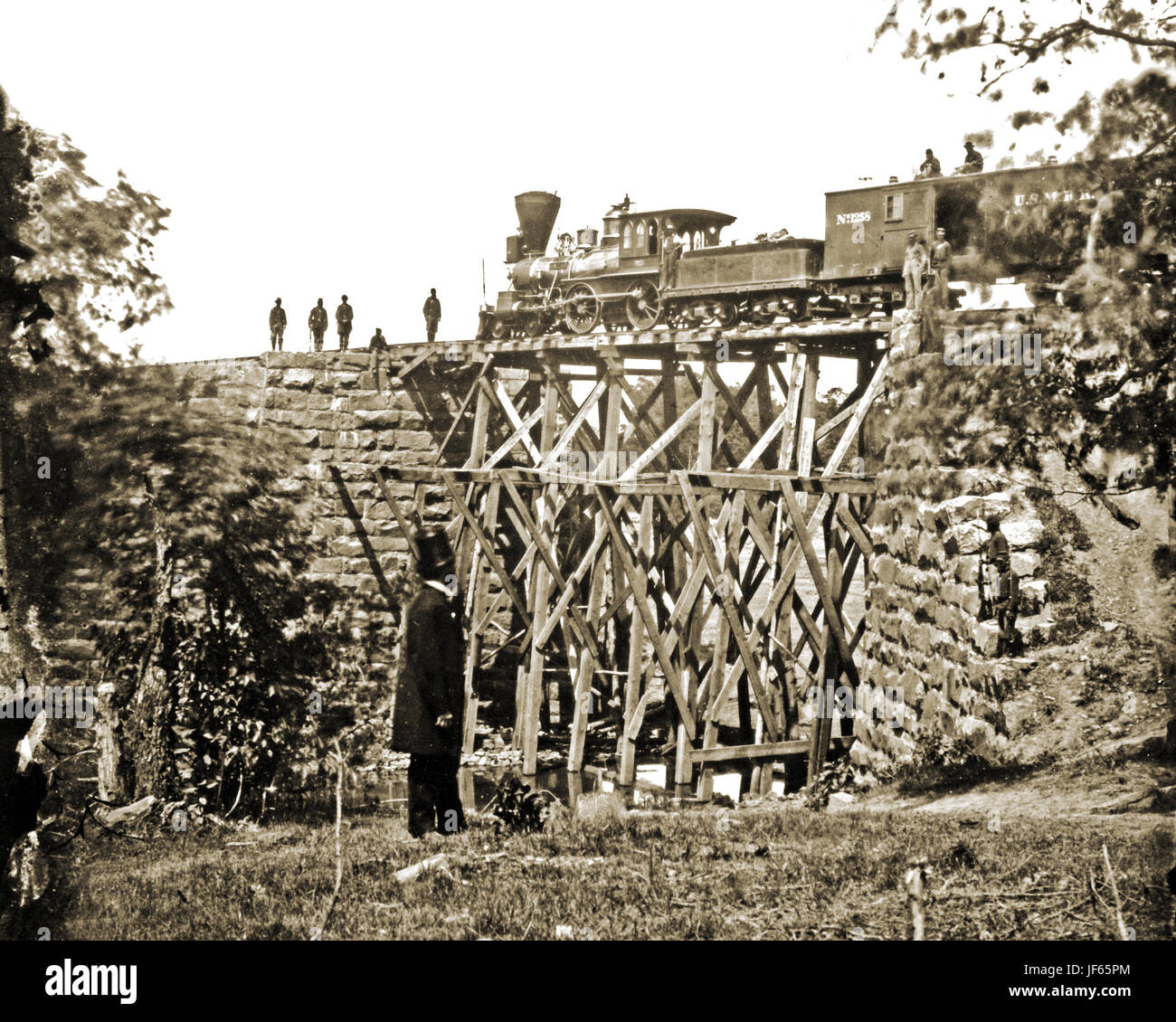 Mathew brady civil war train hi-res stock photography and images - Alamy