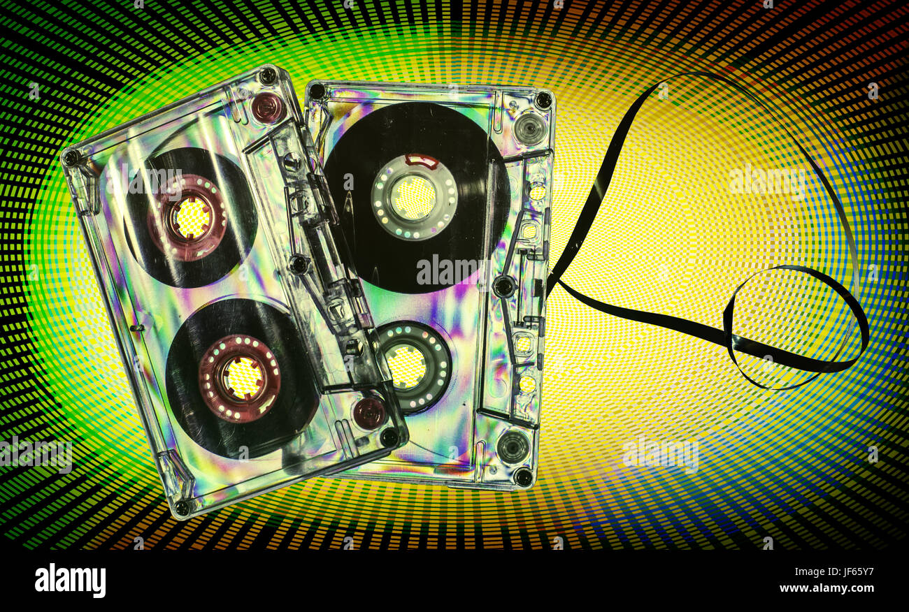Vintage cassette tape Stock Photo - Alamy