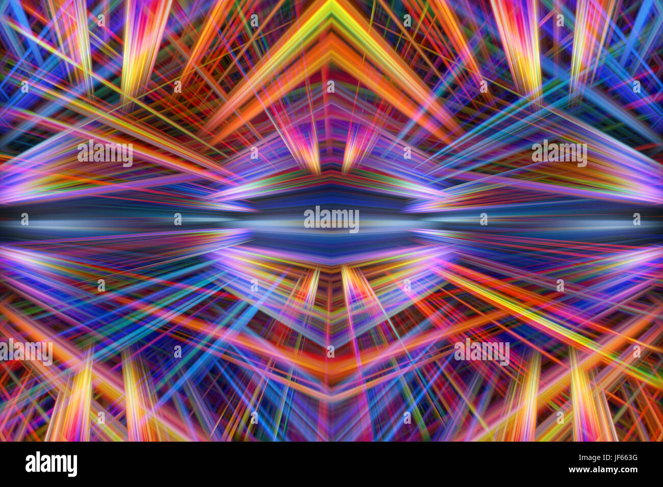 Colorful light beams background Stock Photo - Alamy