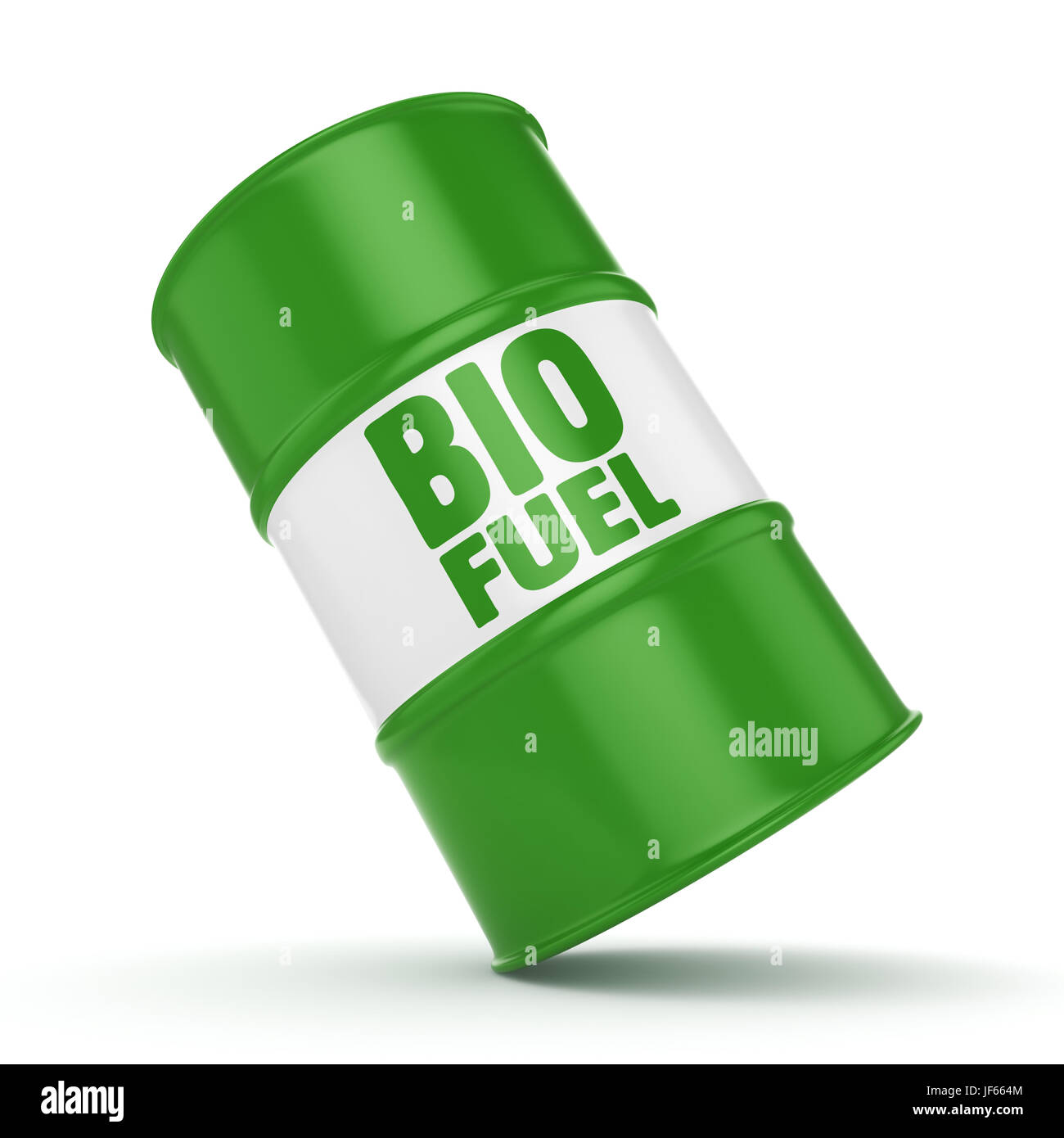 3D rendering barrel of biofuels Stock Photo - Alamy