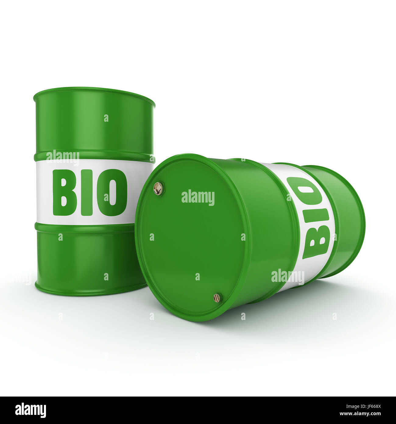 3D rendering barrel of biofuels Stock Photo - Alamy