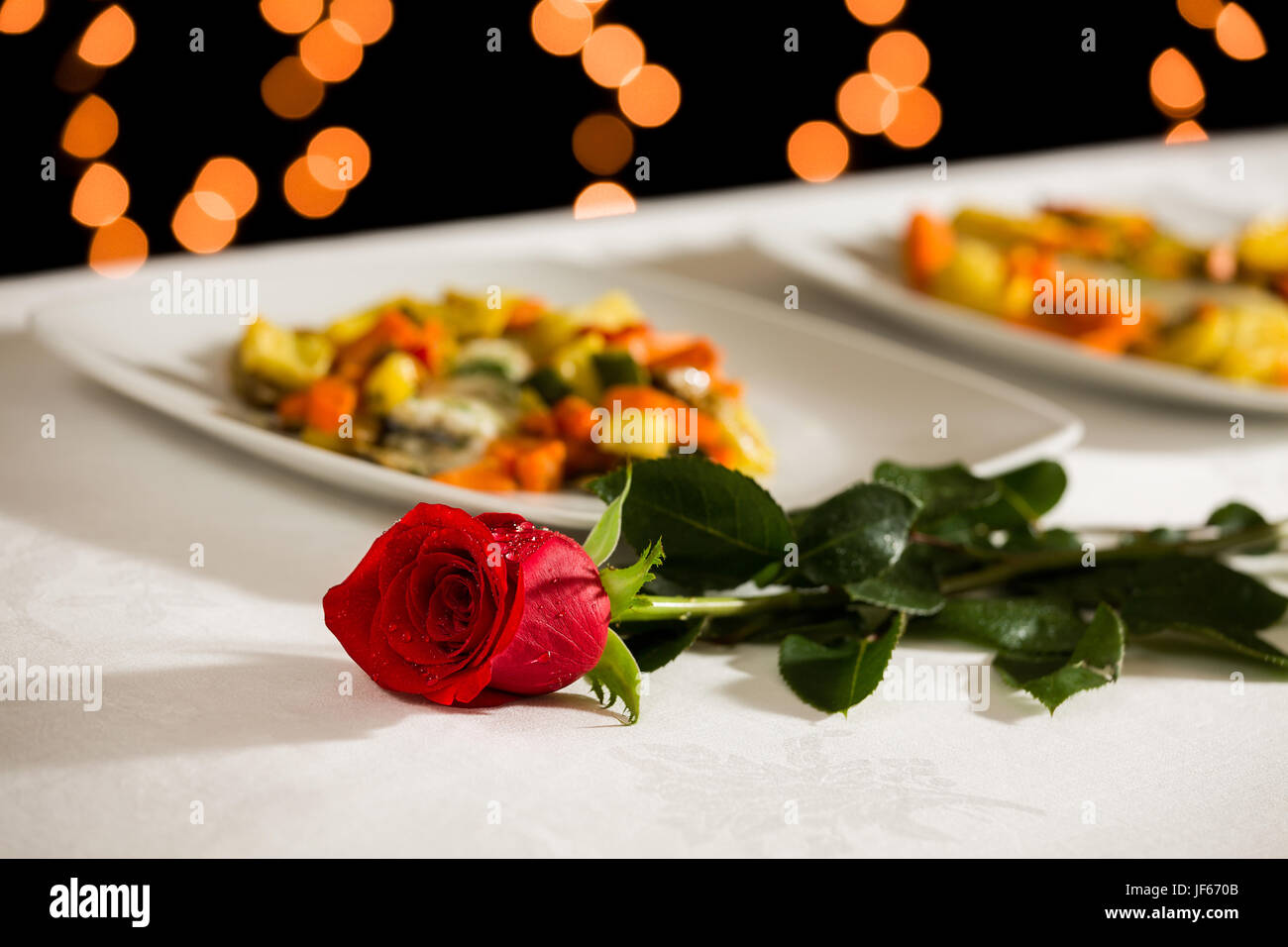 A rose to celebrate an event Stock Photo - Alamy