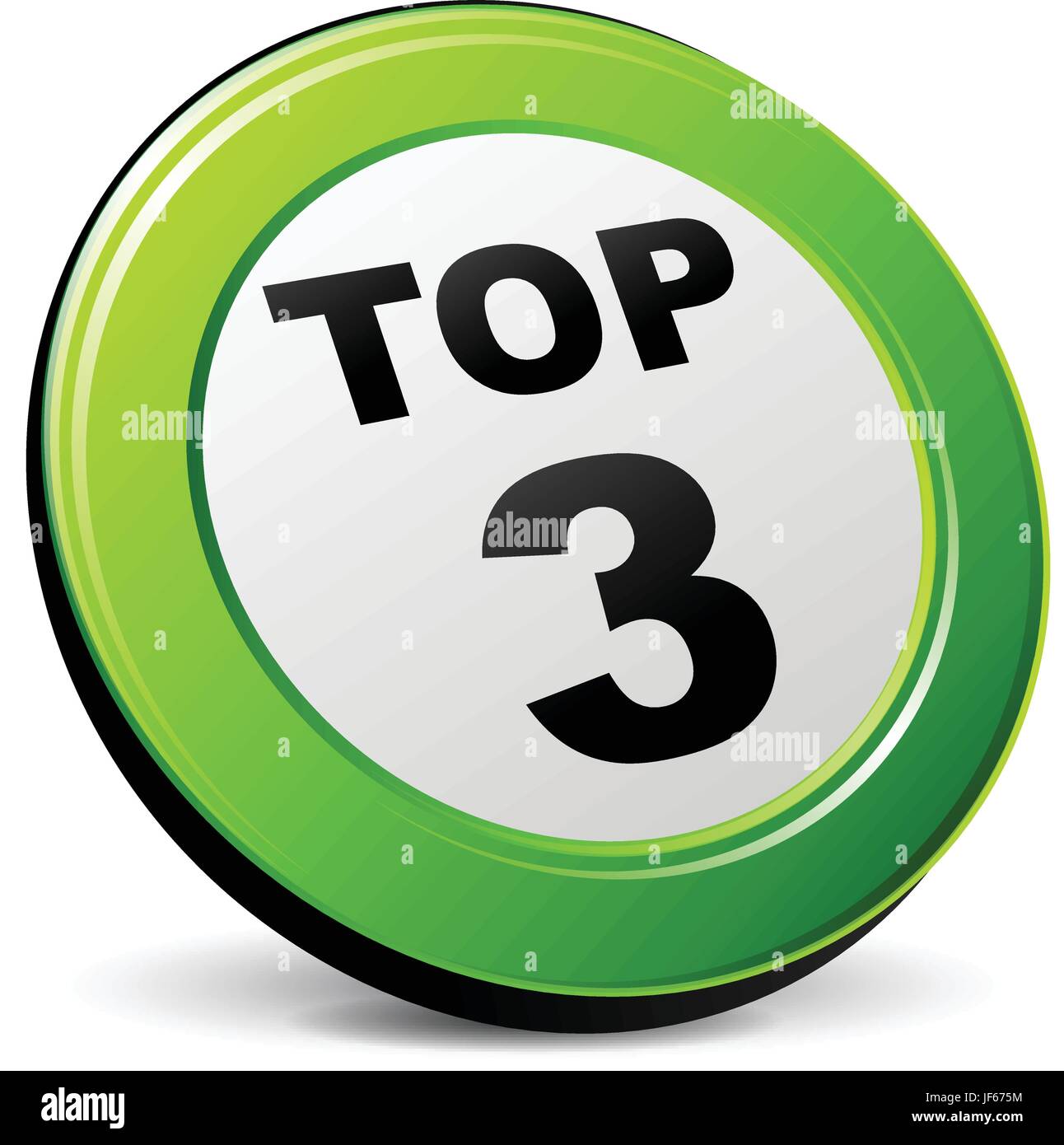 three, button, list, icon, best, top, isolated, black, swarthy ...