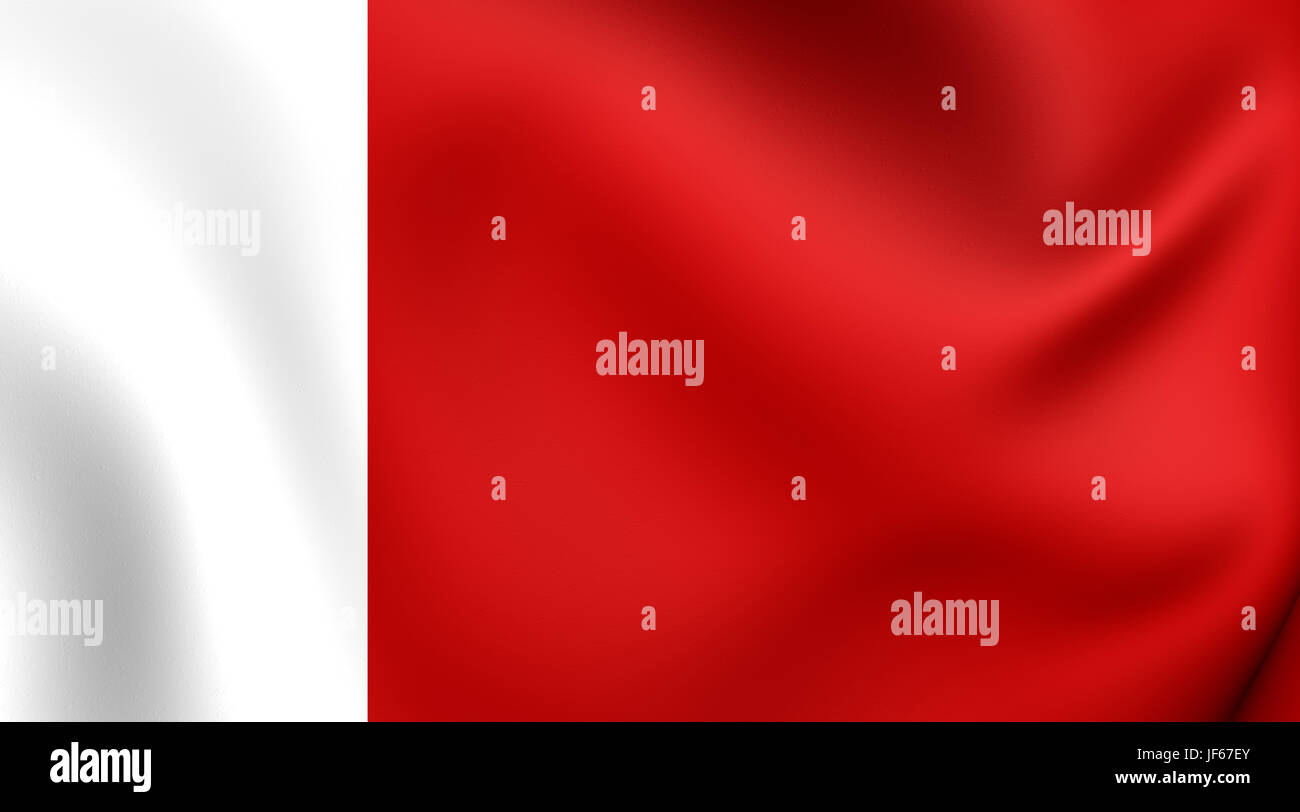 3D Emirate of Ajman Flag Stock Photo - Alamy