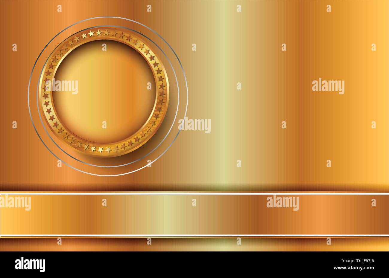 ring, metal, circle, banner, gradient, stars, asterisks, gold, shadows ...