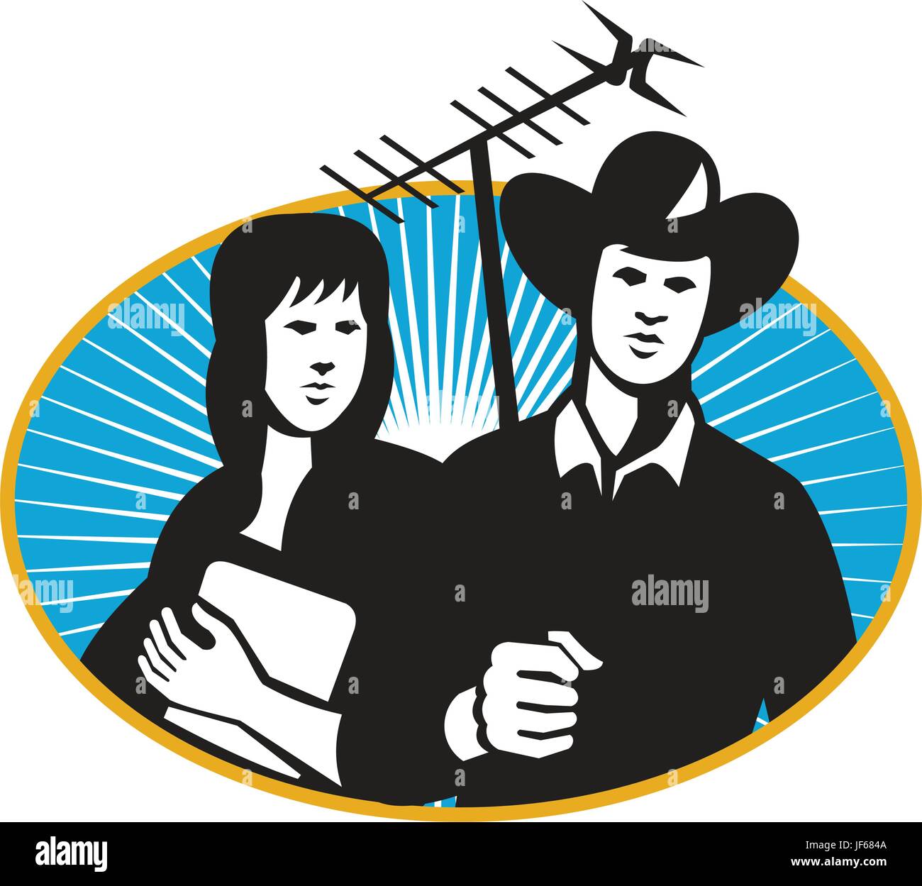 cowboy, possession, holding, girl, girls, woman, isolated, female, male ...