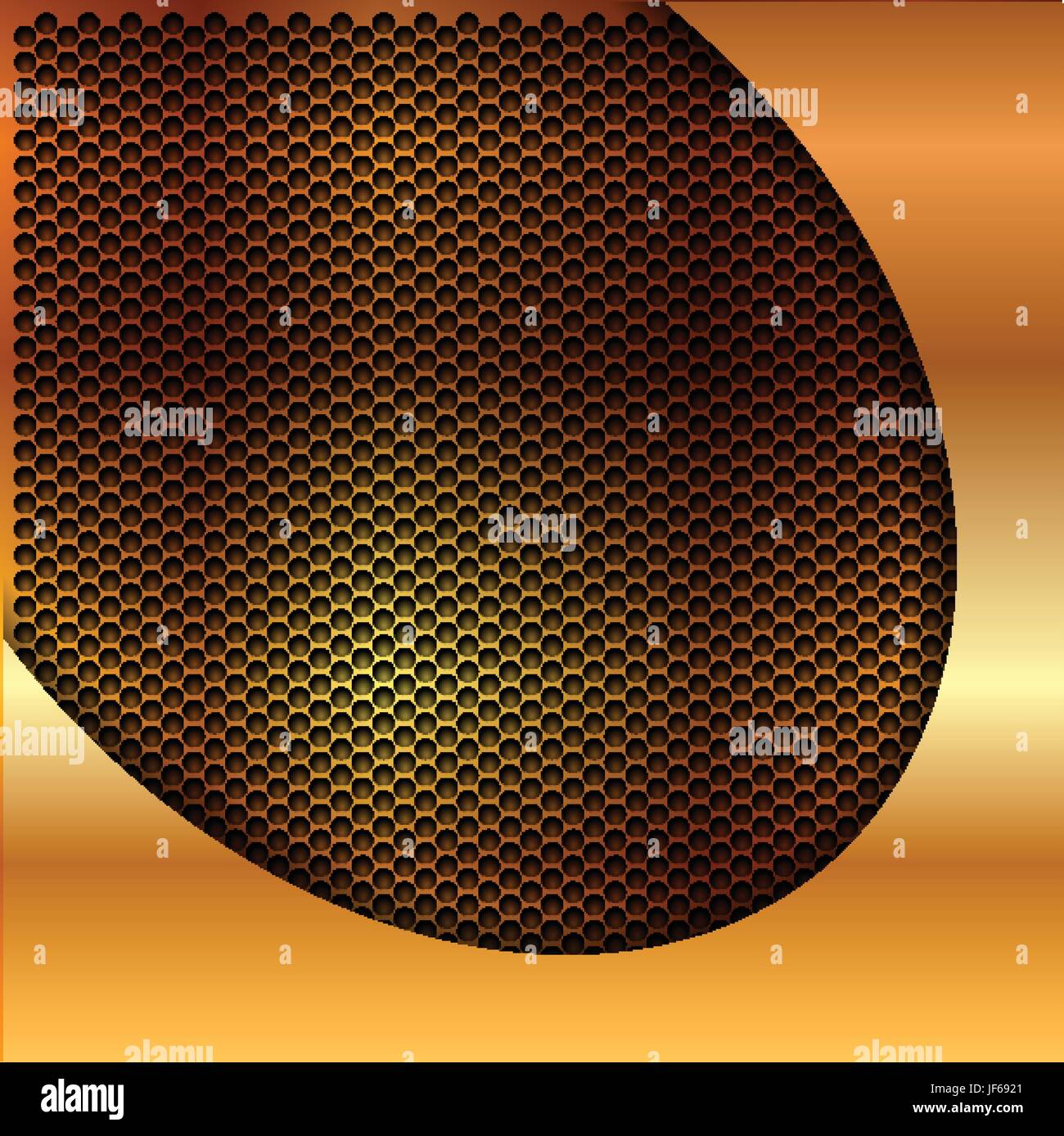 arc, metal, dots, pattern, curve, gold, grating, grate, grid, grille ...