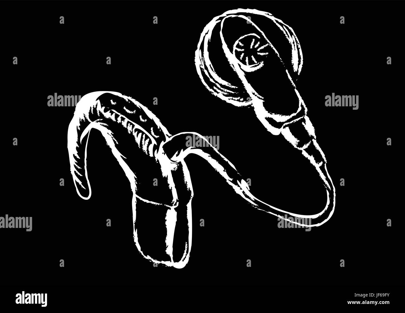 science, illustration, technology, abstract, chalk, anatomy, vector ...