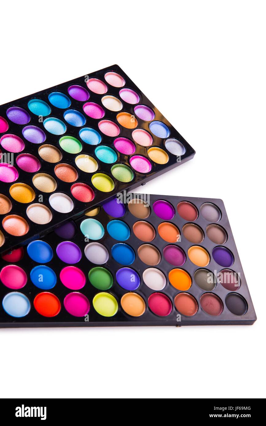 Artist palette isolated on white Stock Photo - Alamy