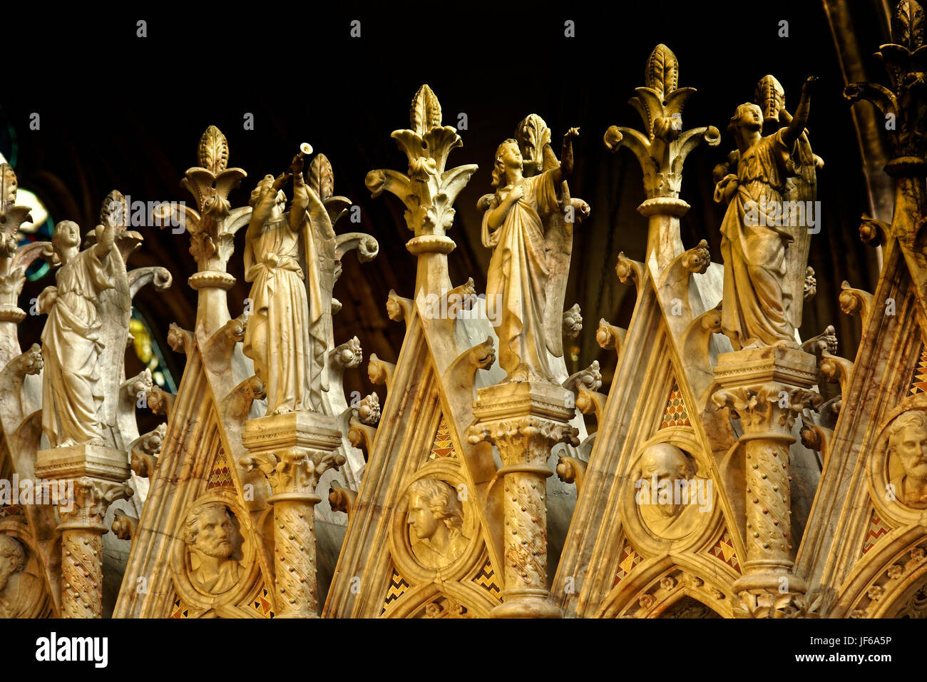 Lichfield Cathedral, dedicated to St Chad and Saint Mary, is in ...