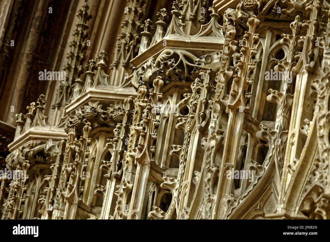 Lichfield Cathedral, dedicated to St Chad and Saint Mary, is in ...