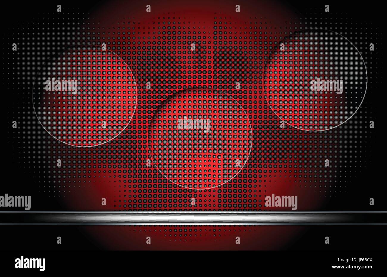 steel, metal, dark, vignette, red, circle, steel, metal, abstract, mesh ...