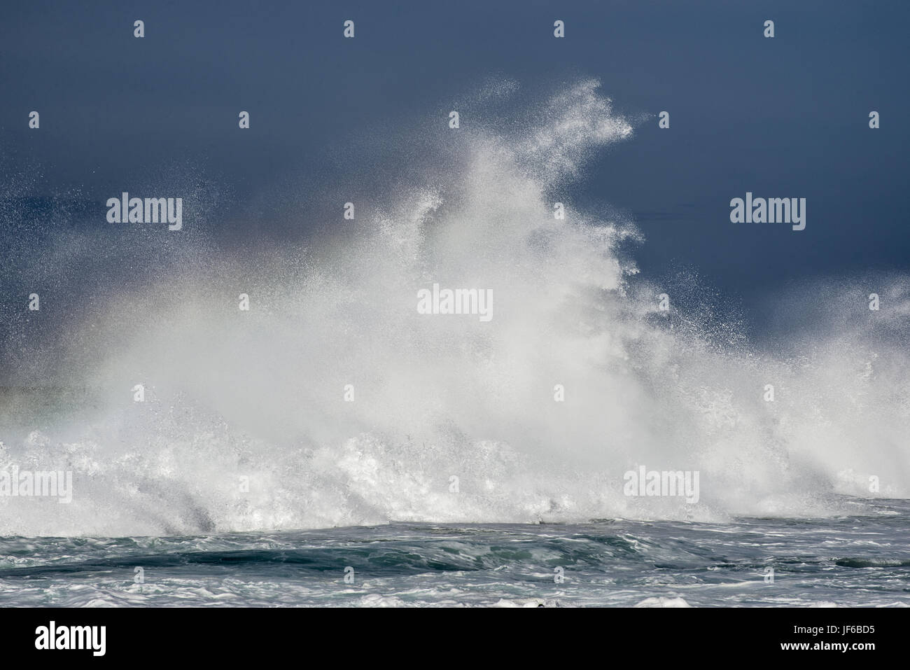 Crashing Wave in Ocean Stock Photo - Alamy