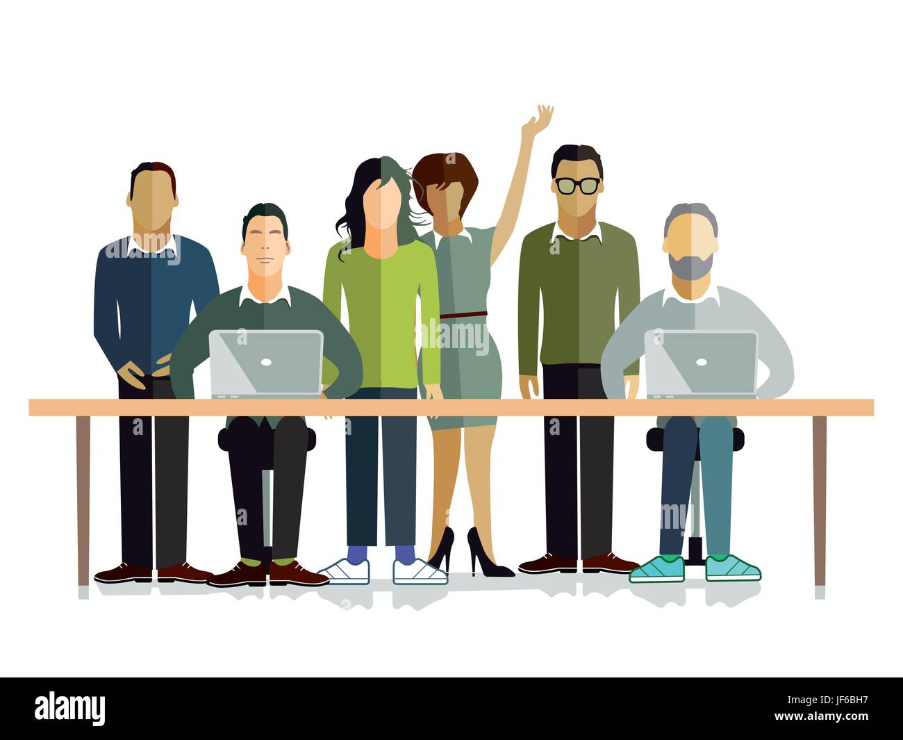 Folk figure Stock Vector Images - Alamy