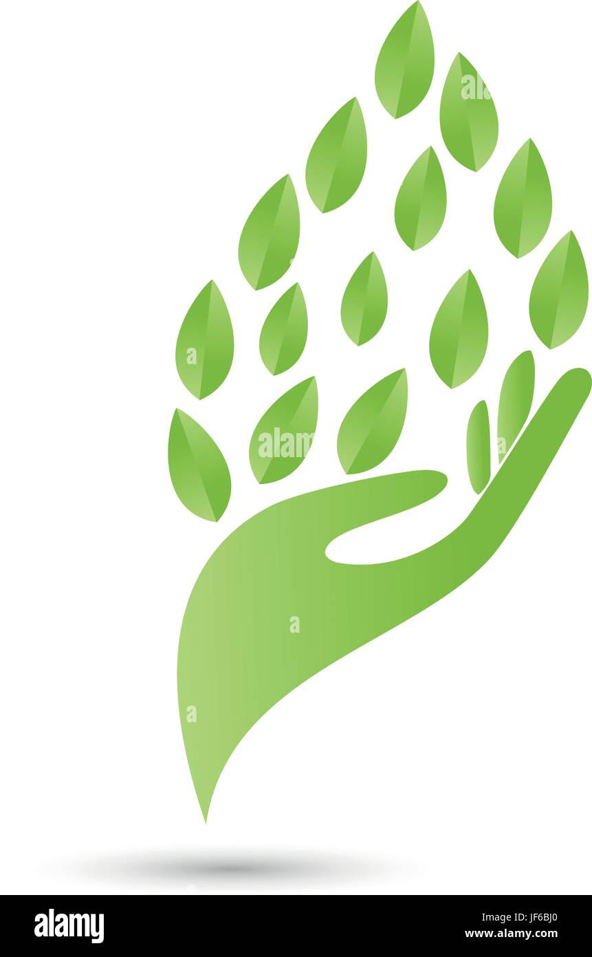 hand, leaves, logogram, massage, healer, physiotherapy, salutary ...