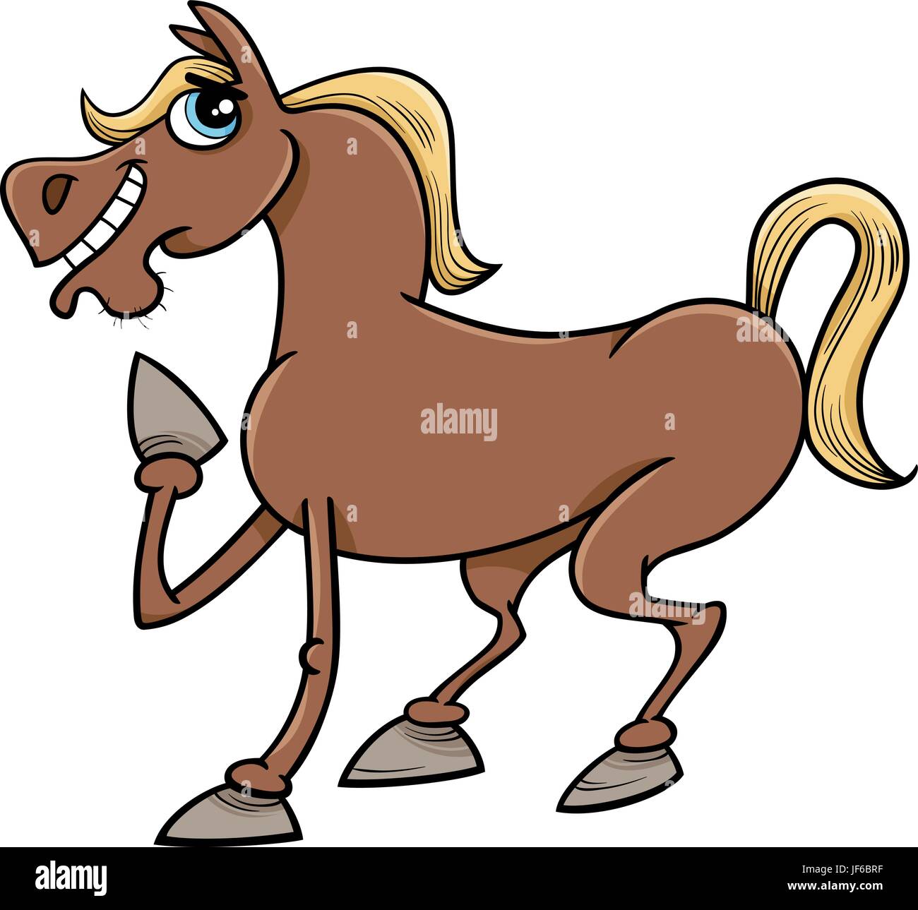 horse, animal, illustration, stallion, livestock, farm, mane, cartoon ...