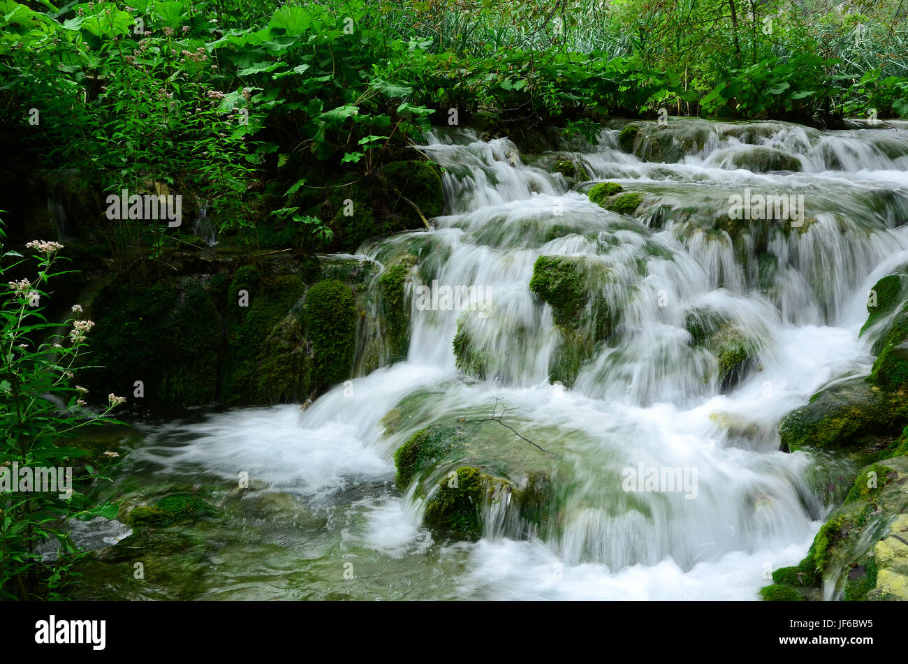 waterfall, Plitvice Lakes National Park Stock Photo - Alamy