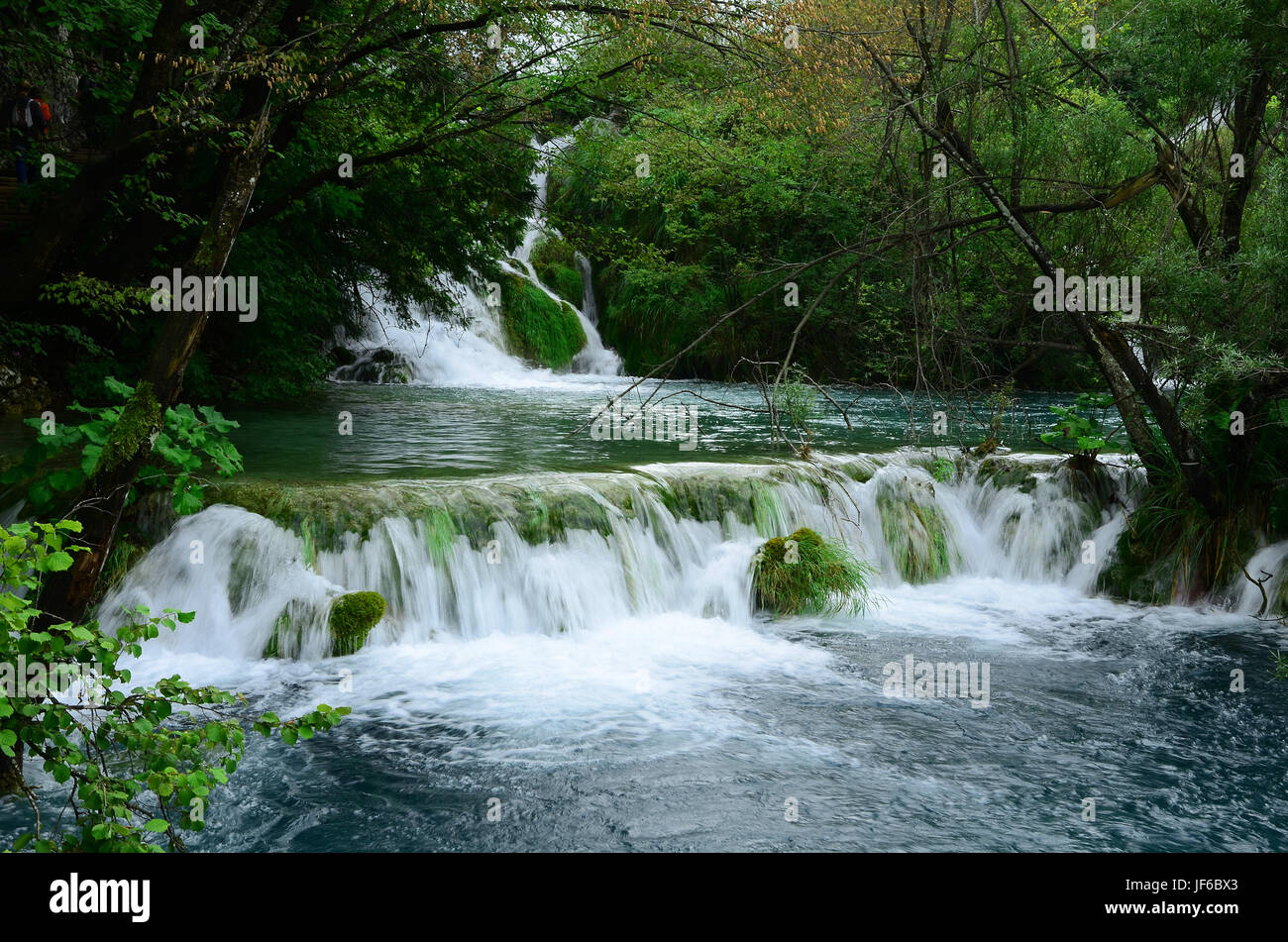 waterfall, Plitvice Lakes National Park Stock Photo - Alamy