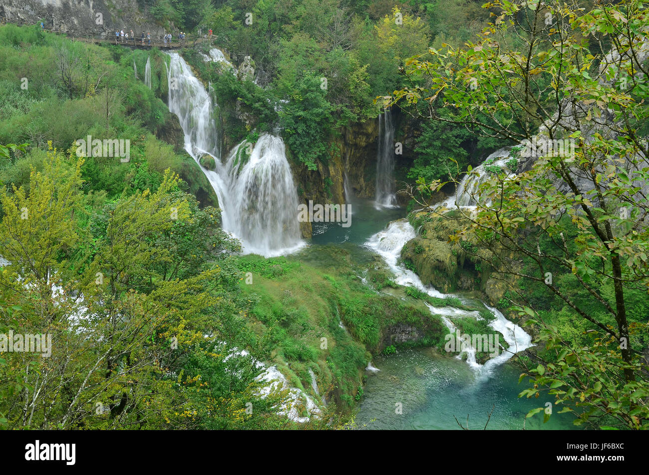 waterfall, Plitvice Lakes National Park Stock Photo - Alamy