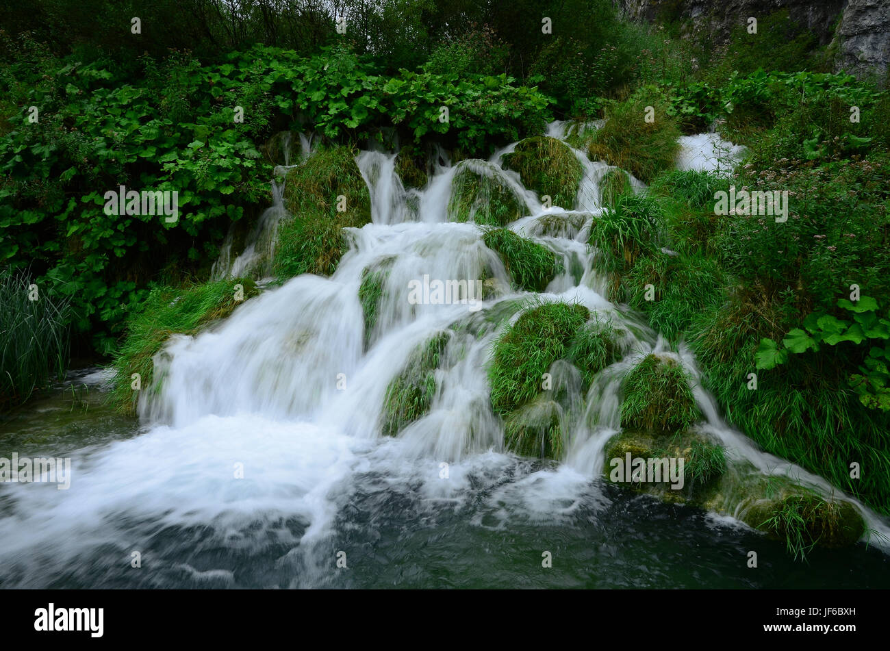 waterfall, Plitvice Lakes National Park Stock Photo - Alamy