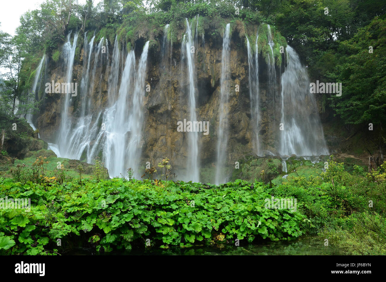 waterfall, Plitvice Lakes National Park Stock Photo - Alamy