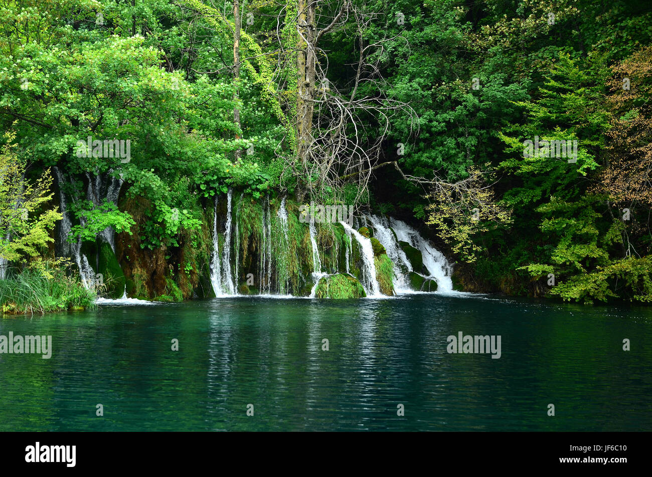 waterfall, Plitvice Lakes National Park Stock Photo - Alamy