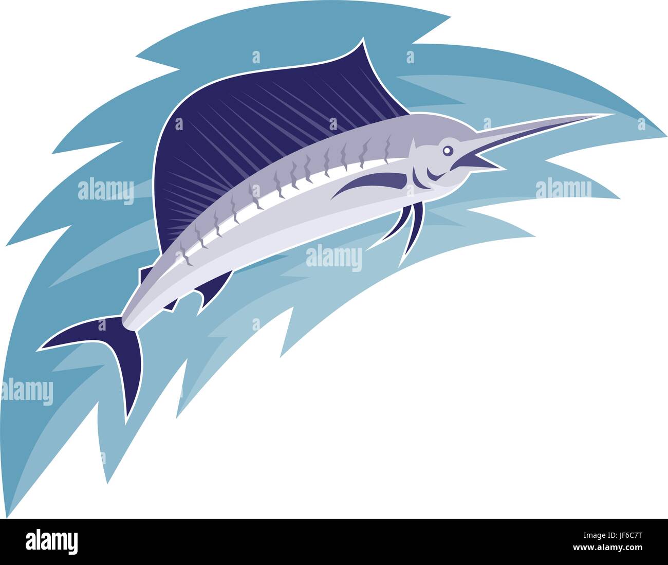 fish, fin, swordfish, graphics, fish, spring, bouncing, bounces, hop ...