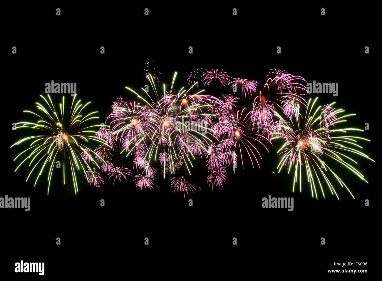 Bright colorful fireworks Stock Photo - Alamy