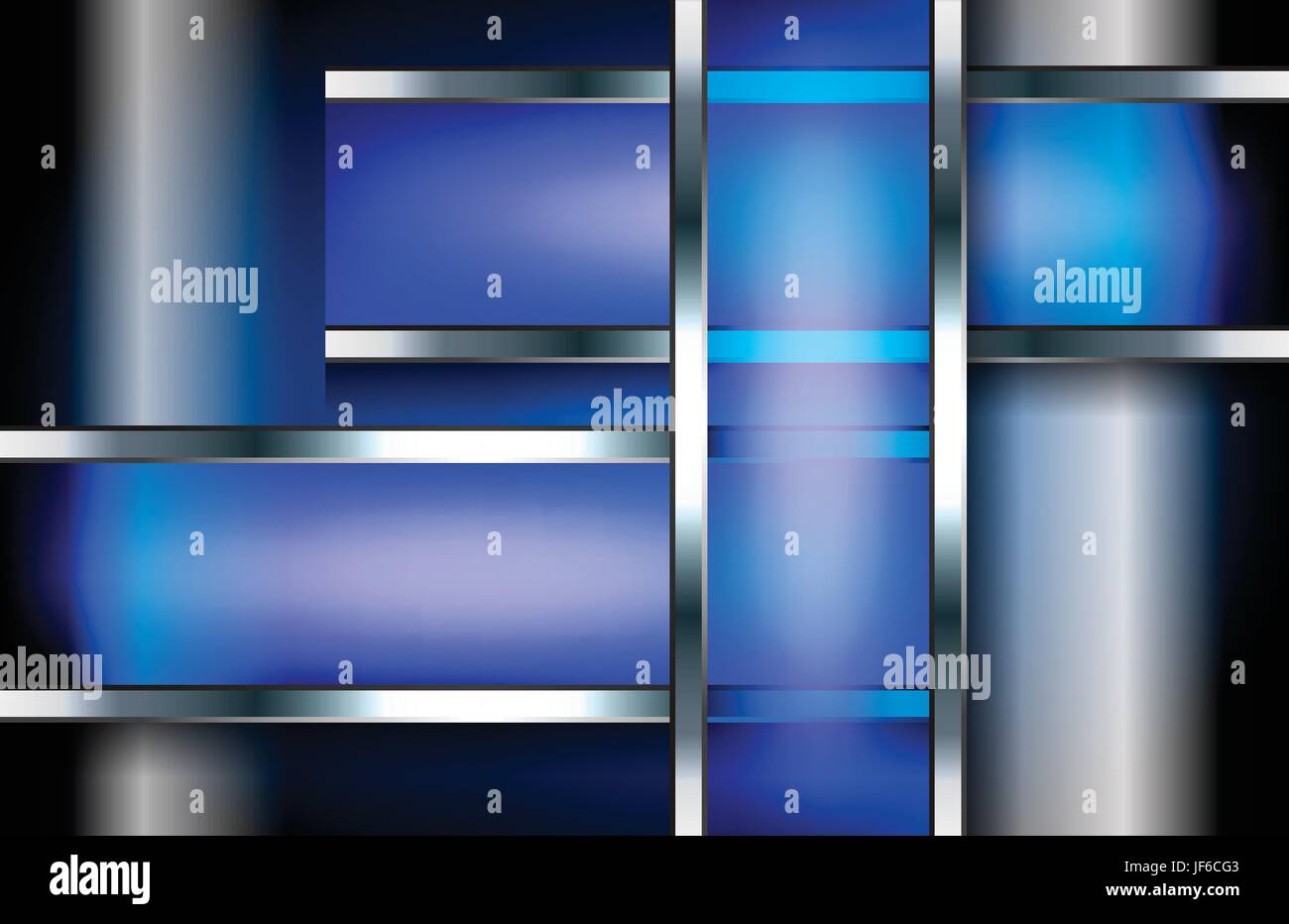 blue, lines, steel, three, banner, metallic, dark, blue, lines, steel ...