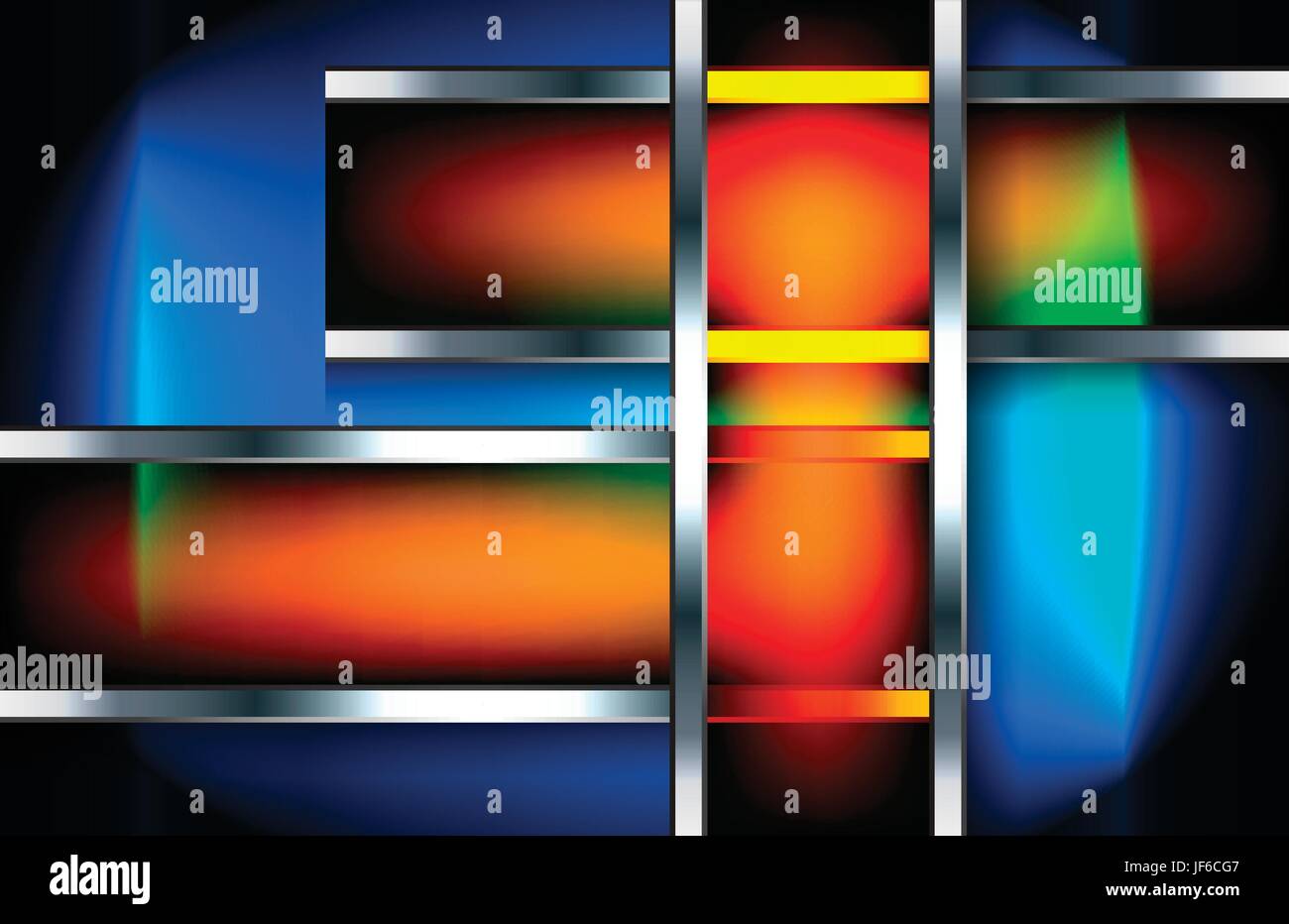 steel, three, surface, banner, glossy, metallic, steel, three, surface ...