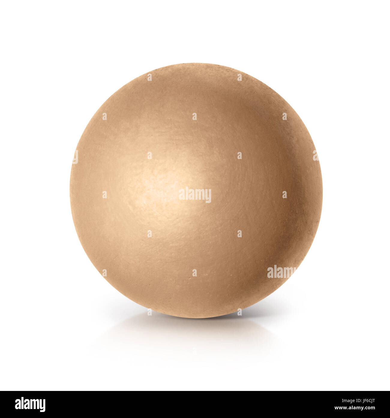 Golden ball 3D illustration Stock Photo - Alamy