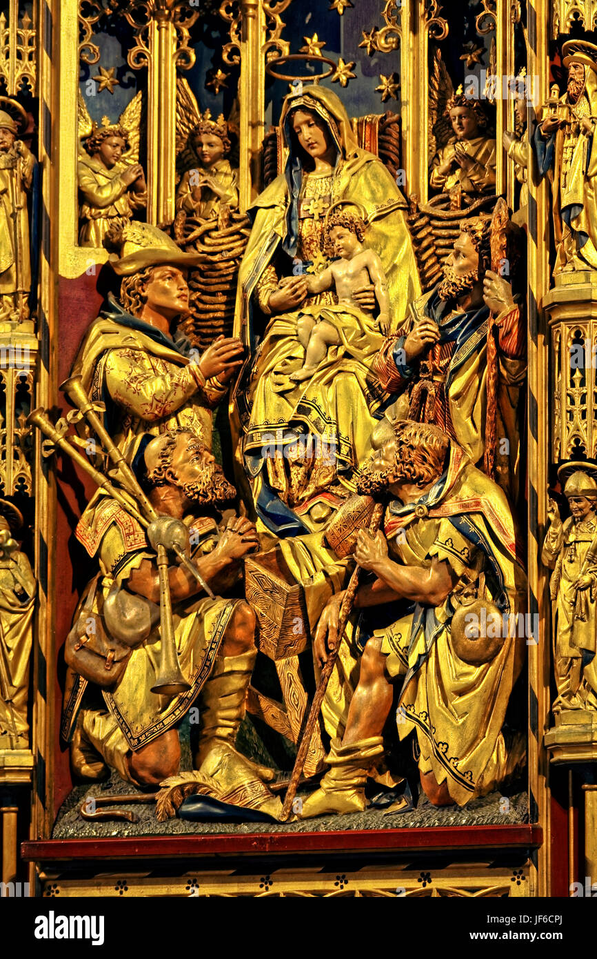 Lichfield Cathedral, dedicated to St Chad and Saint Mary, is in ...