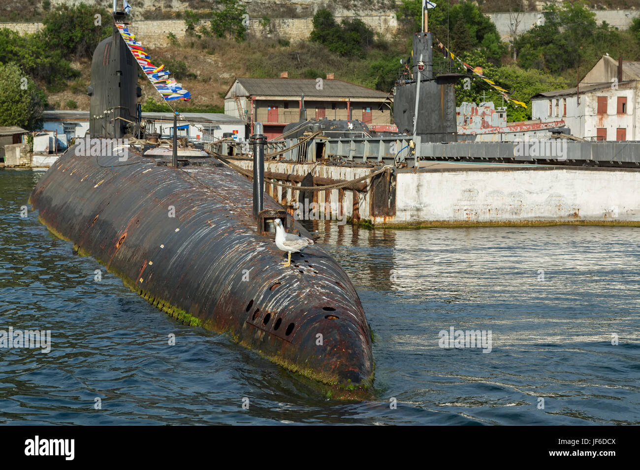Submarine in floating dock hi-res stock photography and images - Alamy