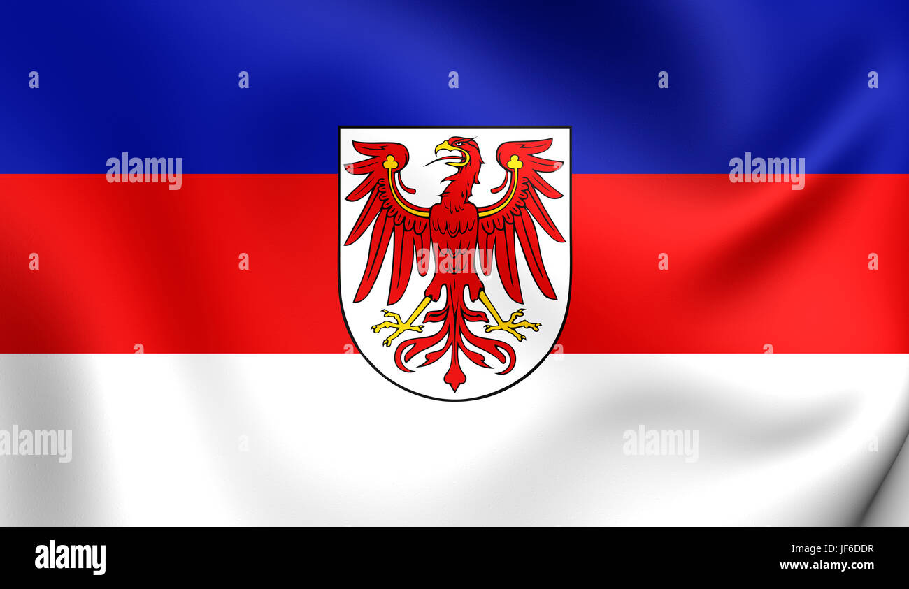 3D Flag of the Lower Sorbian Language Stock Photo - Alamy