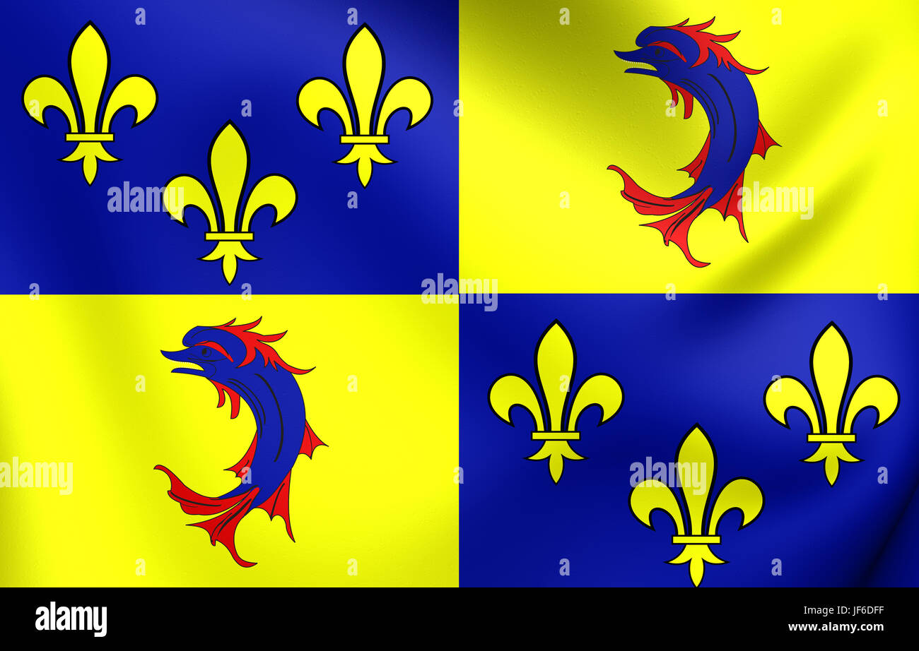 3D Flag of the Dauphine, France Stock Photo - Alamy 3D Flag of the Dauphine, France Stock Photo - Alamy