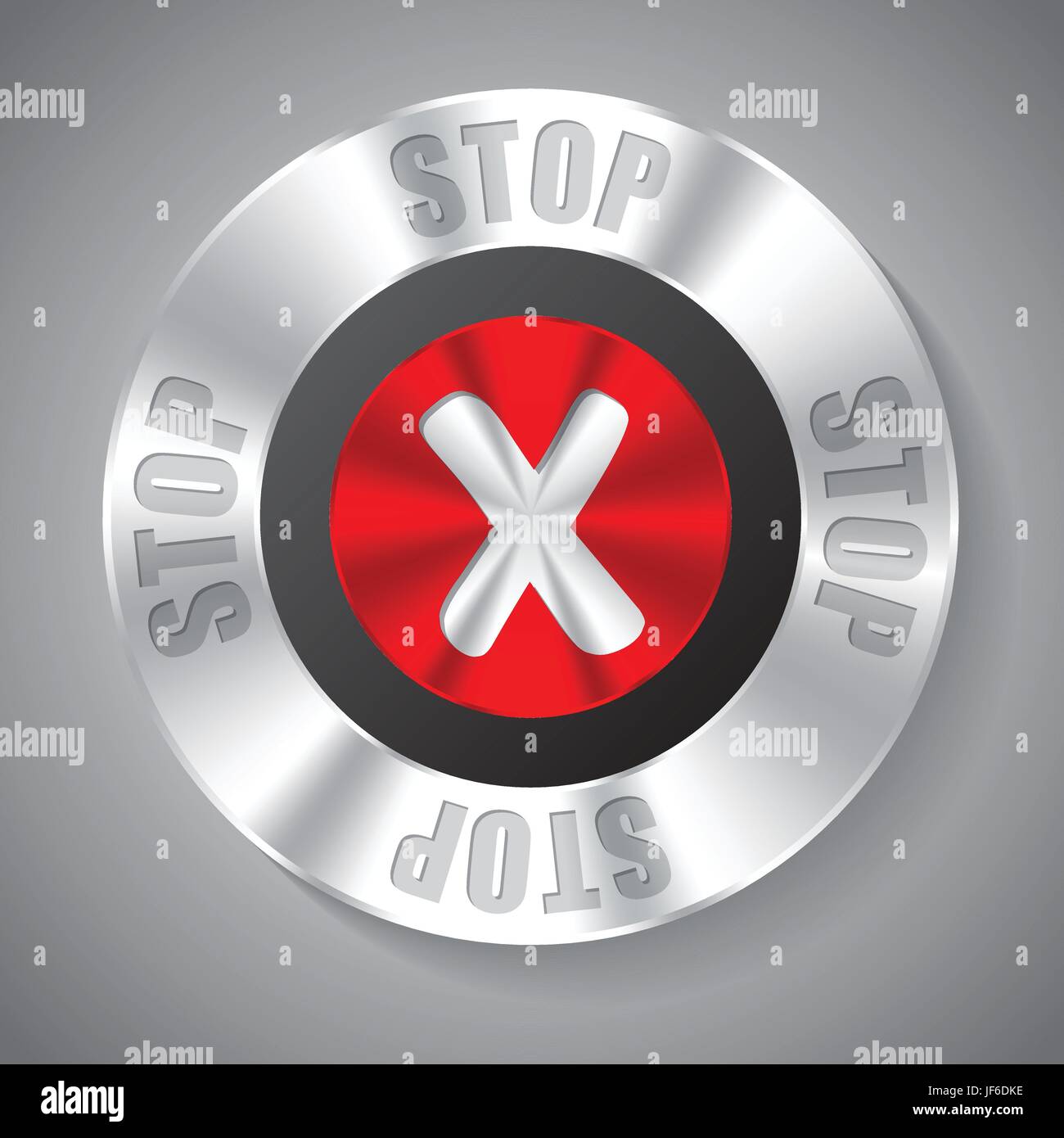 button, stop, stops, metallic, sign, icon, badge, aborting, close ...