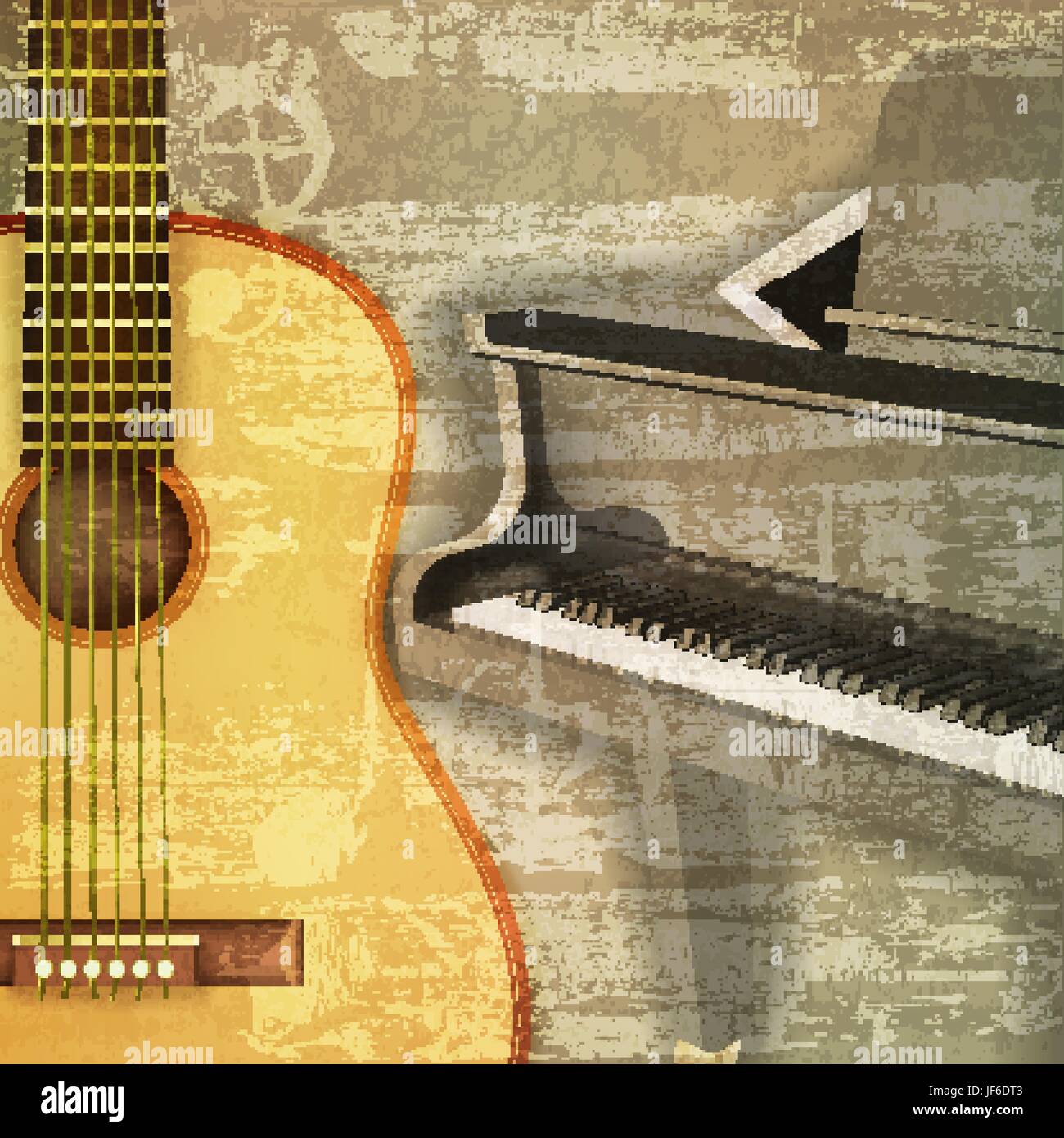 Rough wood guitar Stock Vector Images - Alamy