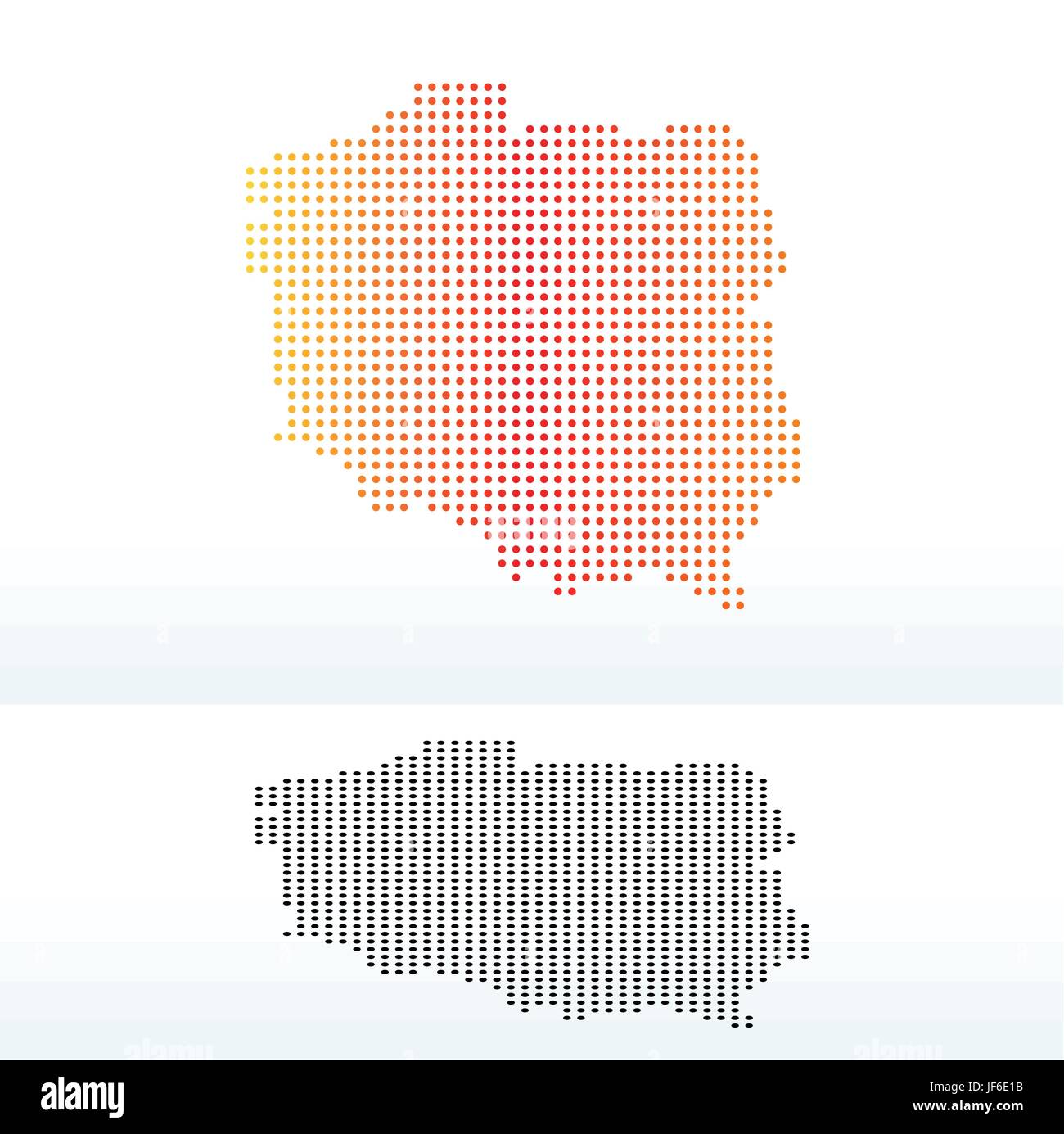 Poland political map capital national hi-res stock photography and ...