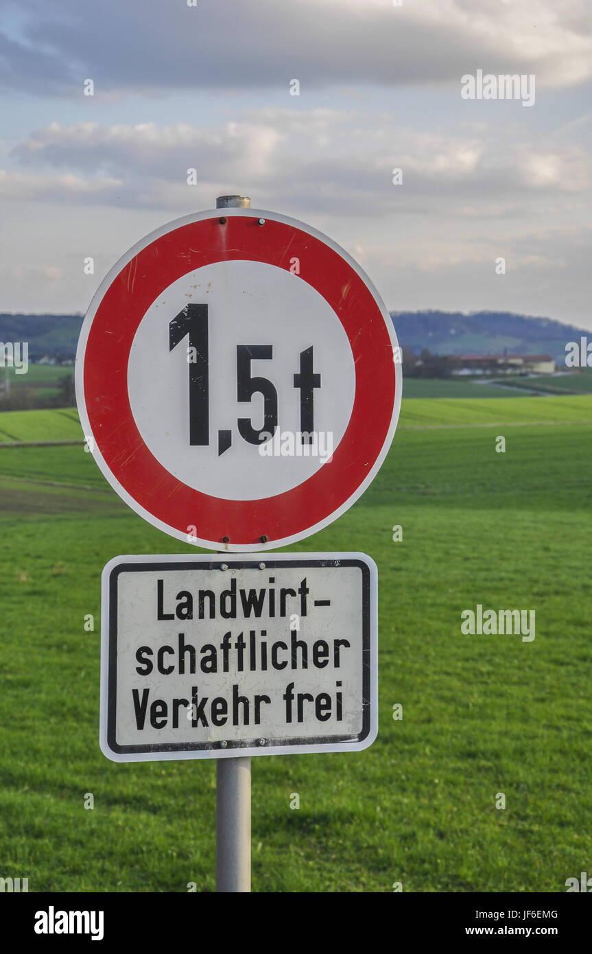 Traffic Sign, Germany Stock Photo - Alamy