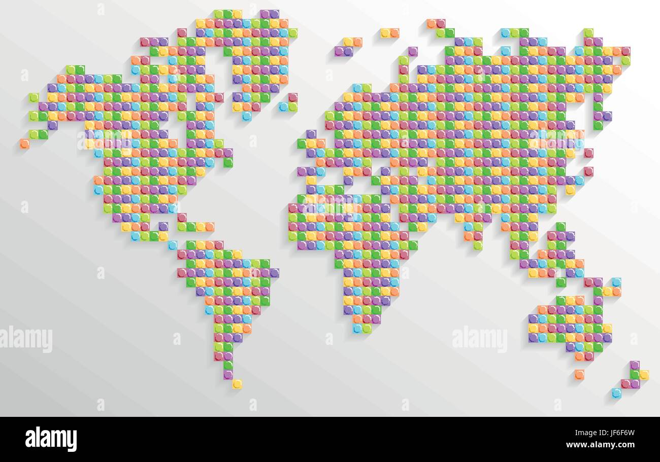 illustration, digital, globe, planet, earth, world, global, geometric ...