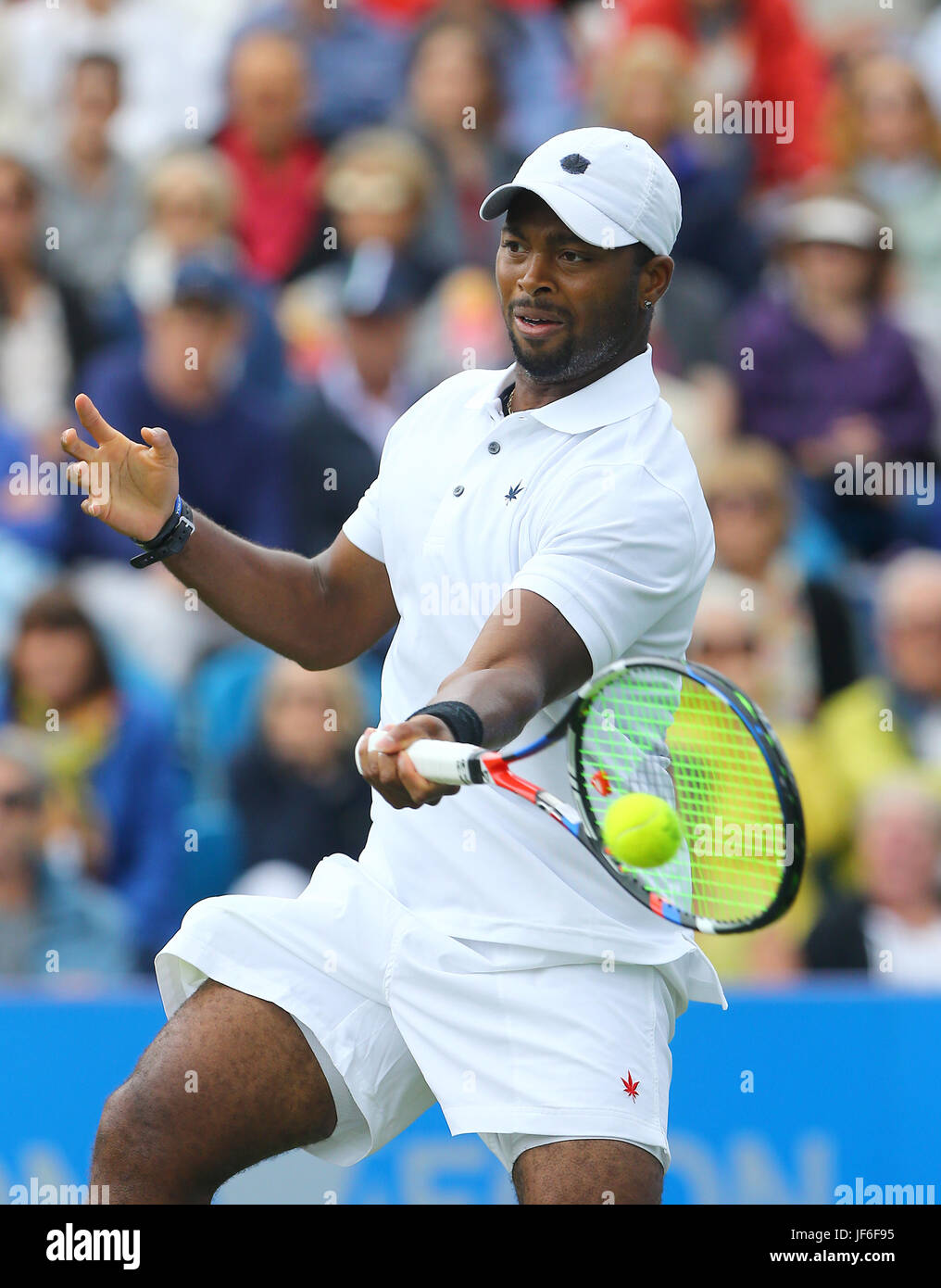 USA's Donald Young in action during day seven of the AEGON ...