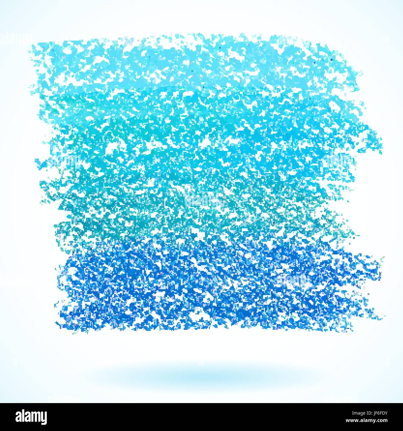 Blue pastel crayon spot, isolated on white background Stock Vector ...
