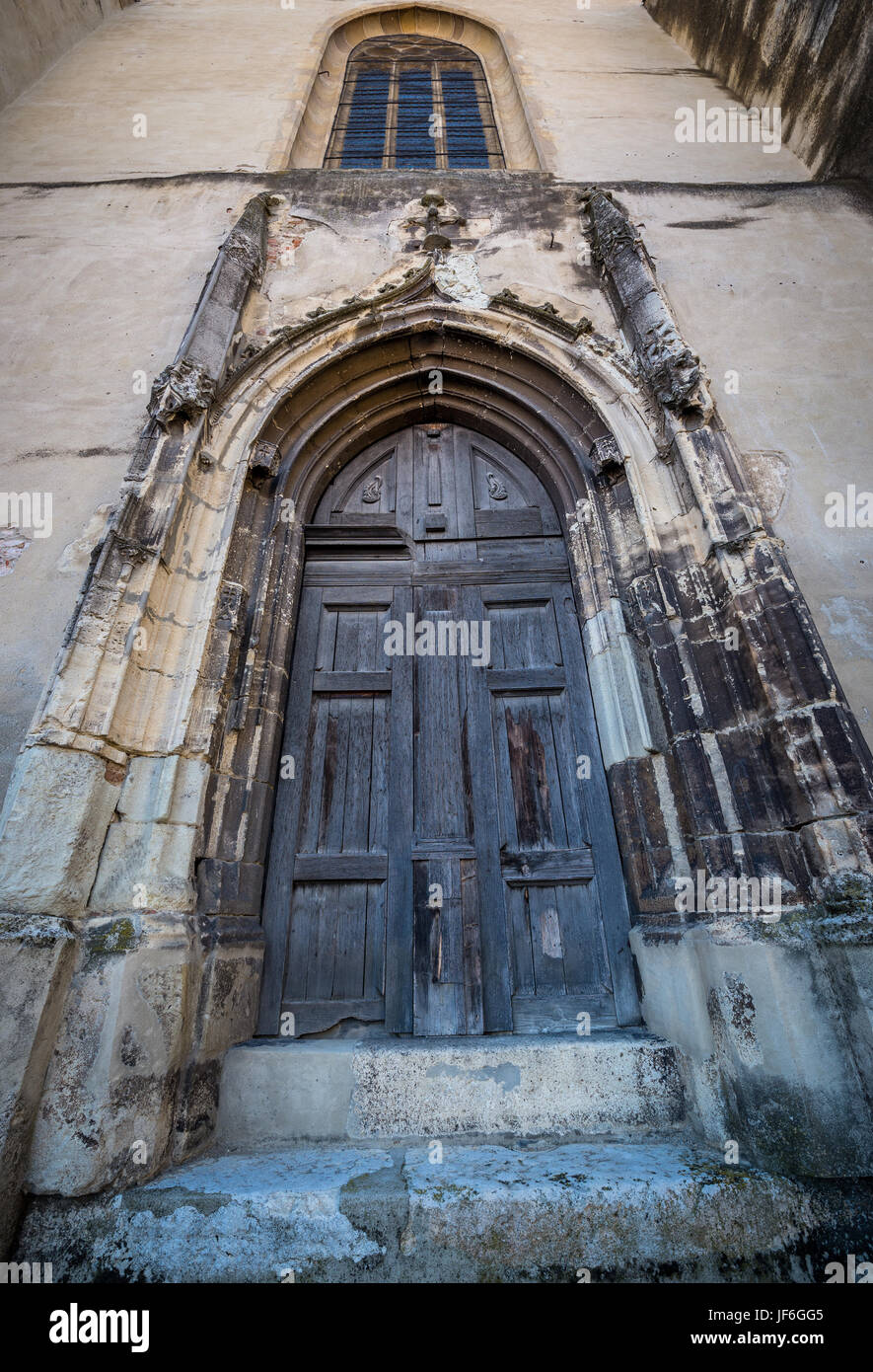 Side door of Lutheran Cathedral of Saint Mary on Albert Huet Square in ...